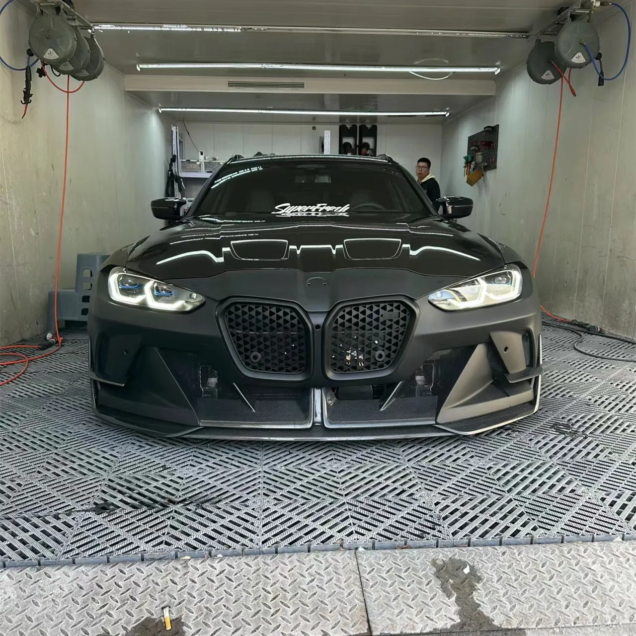 For BMW G80 G82 M3 M4 Carbon Fiber Body Kit G80 G82 M3 M4 Upgraded GEEX ...