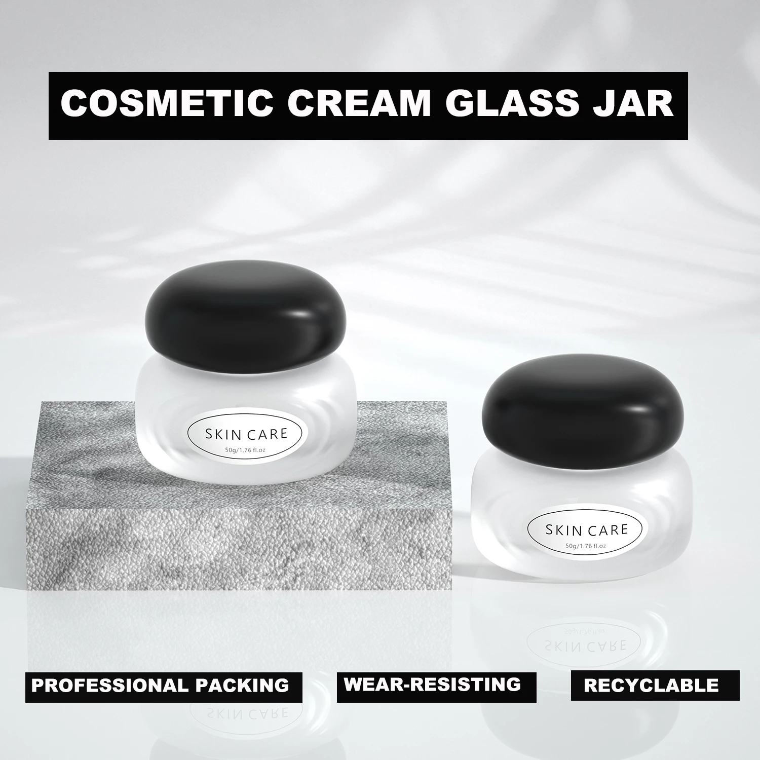 1oz 2oz 50g Custom Empty Luxury Face Cream Containers Cosmetic ...