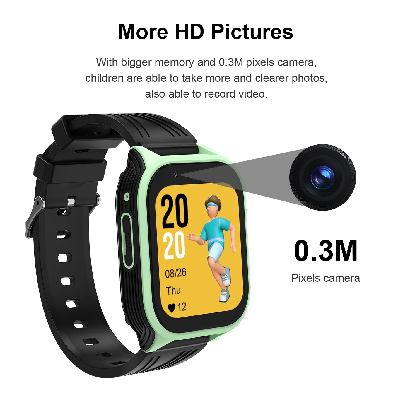D8 2025 Kids Gps Smartwatch, 1.83'' Android, 4g, Sim
