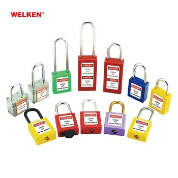 Security Padlock Red Colorful Cheap Abs 6*38mm Shackle Industrial ...