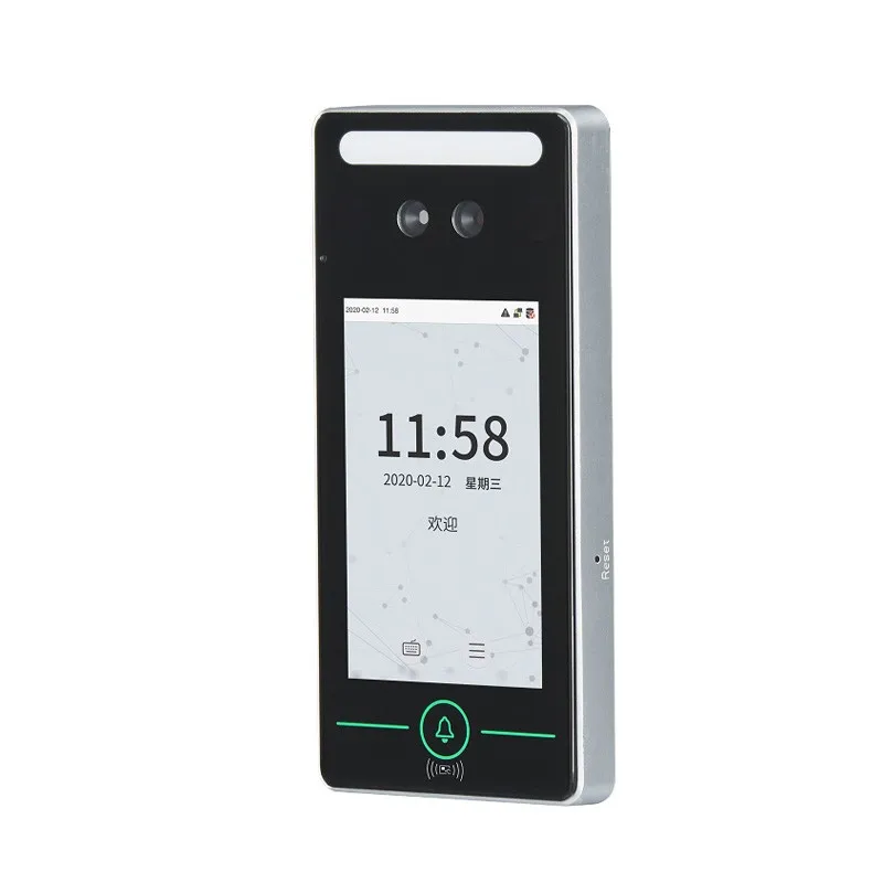Zk Speedfacev4l Visible Light Tcp/ip Face Facial Recognition Rfid Card Time Attendance Machine ...