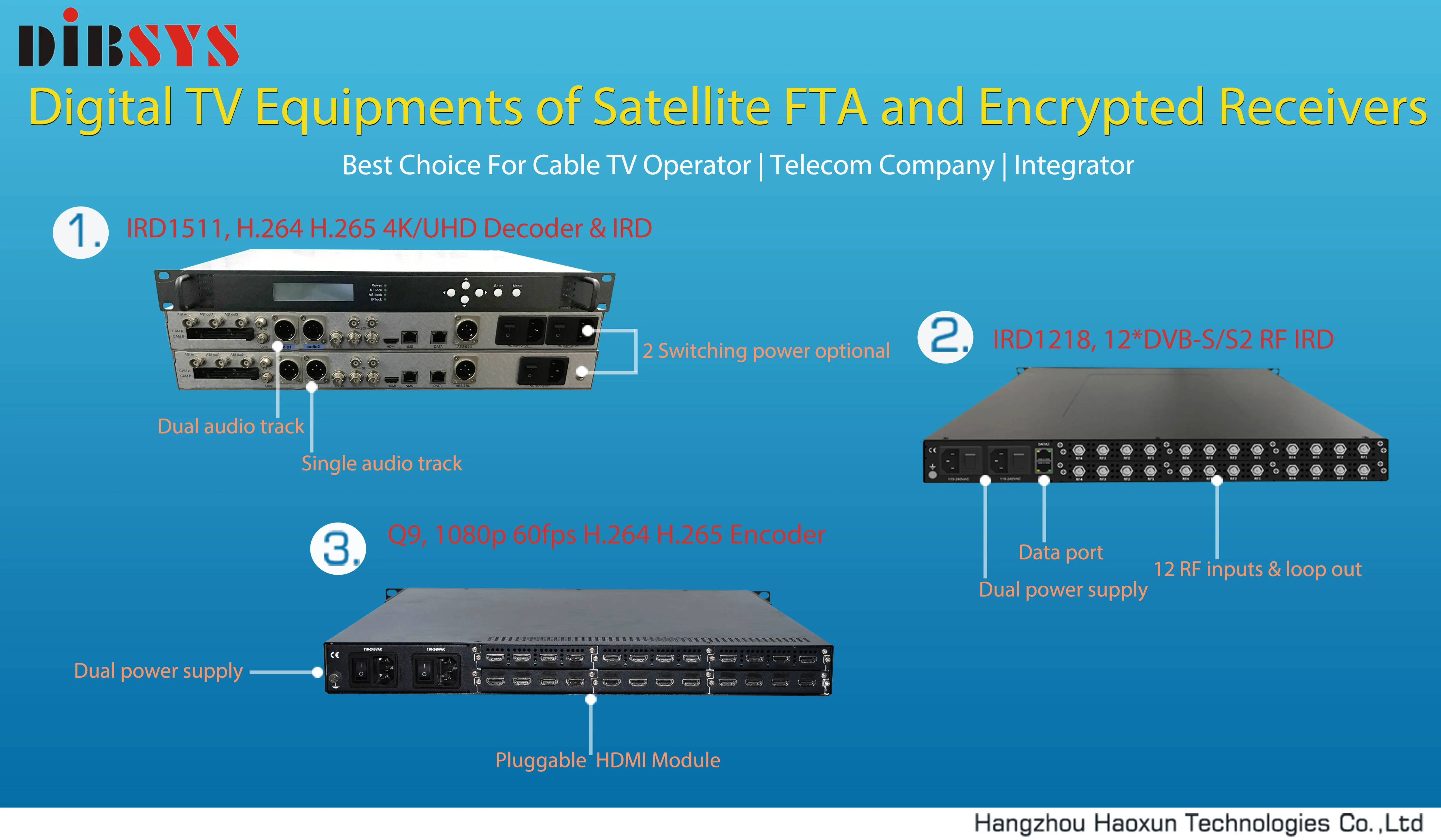 Professional Satellite Receiver With Biss Rf Convert Asi Ip Out Tv ...