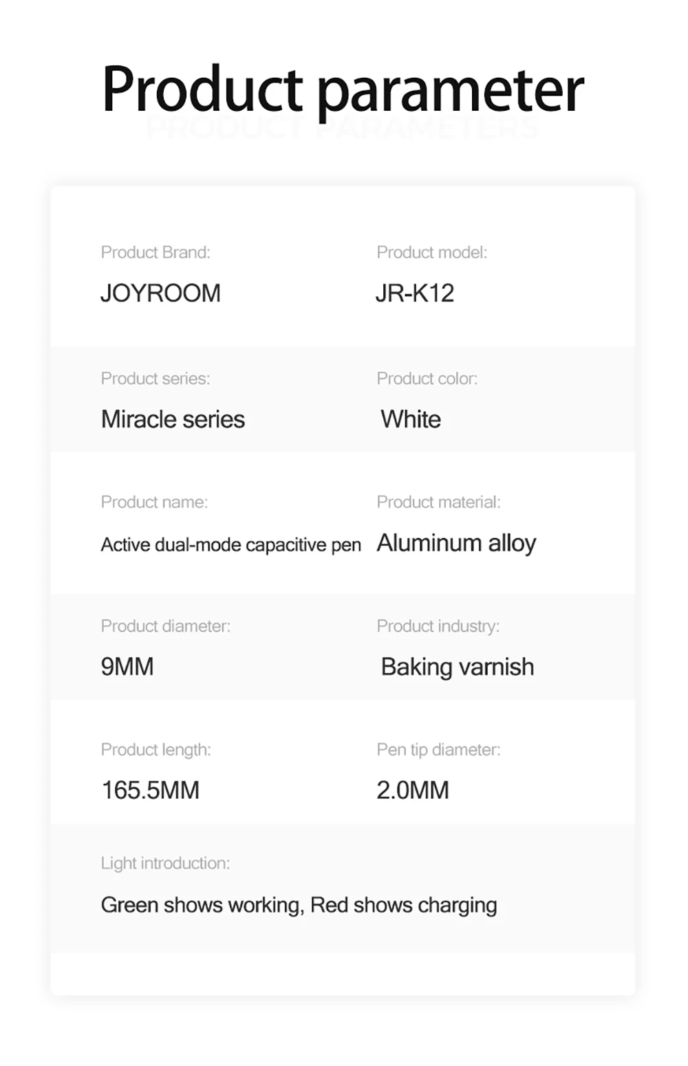 Joyroom Dual Mode Automatic Passive Nib Mesh Tip Universal Stylus Touch ...