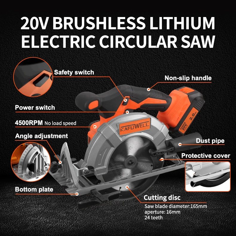 KAFUWELL PA4508H Circular Saw - High Performance Cutting Tool