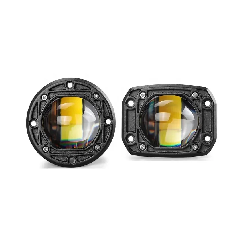 3 Inch LED Work Light Flush Mount Dual Color Led Fog Lights for 4x4 ...