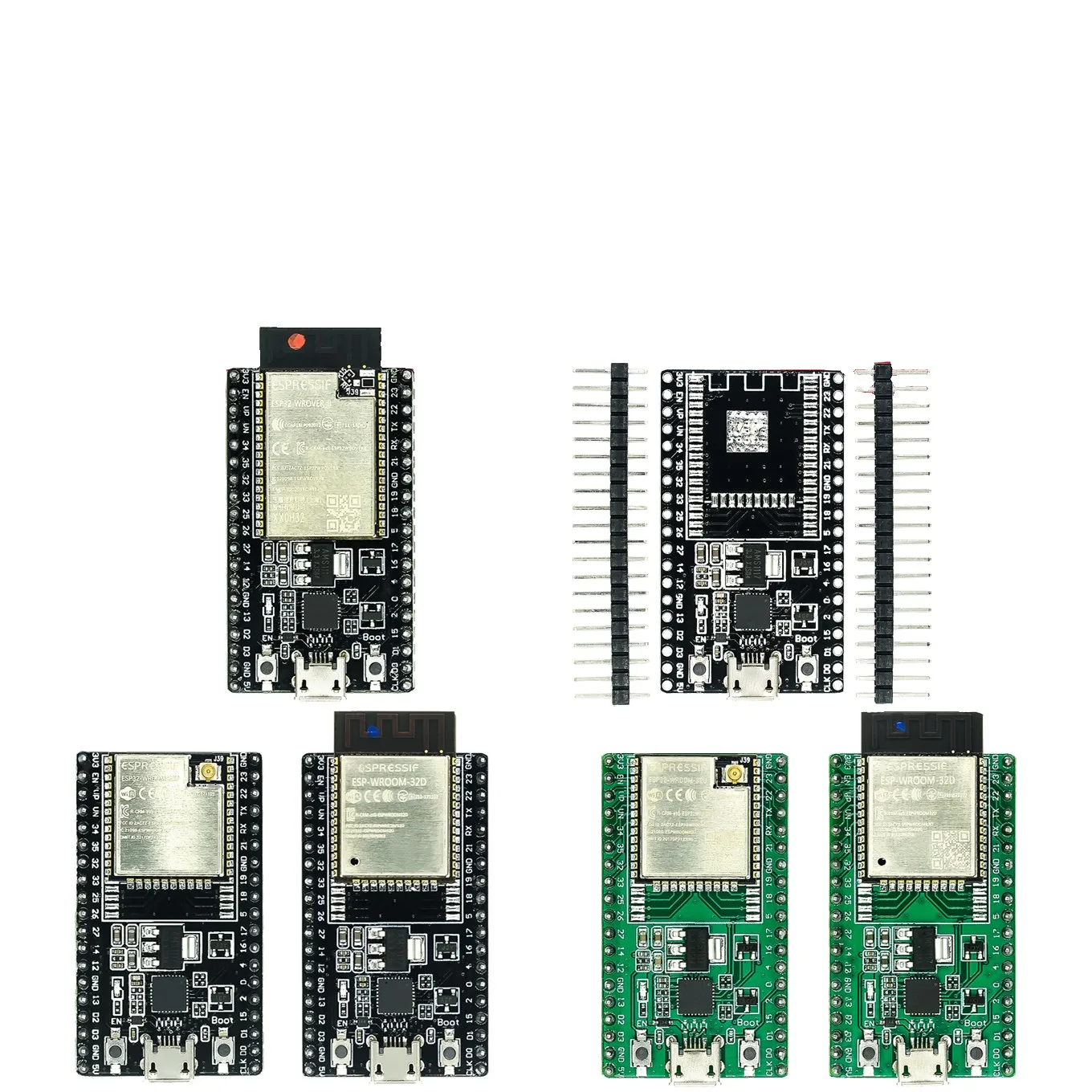 Esp32-devkitc Esp32 Baseboard With Wroom-32d/32u Wrover Module Esp Module - Buy Esp32 Module ...