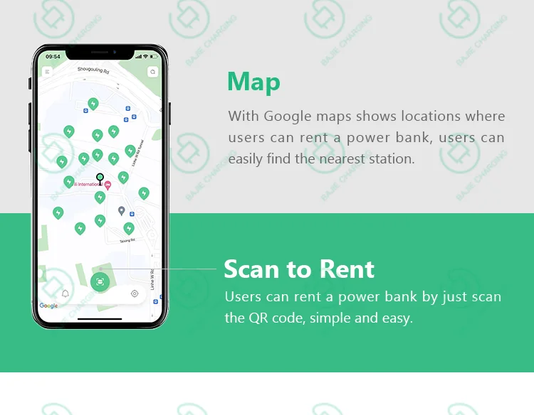 Advertising Share Powerbank Qr Touchless Shared Powerbank Sharing ...