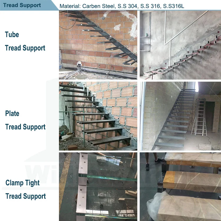 Solid Wood Treads Floating Staircase Stair Manufacturer Custom Made ...