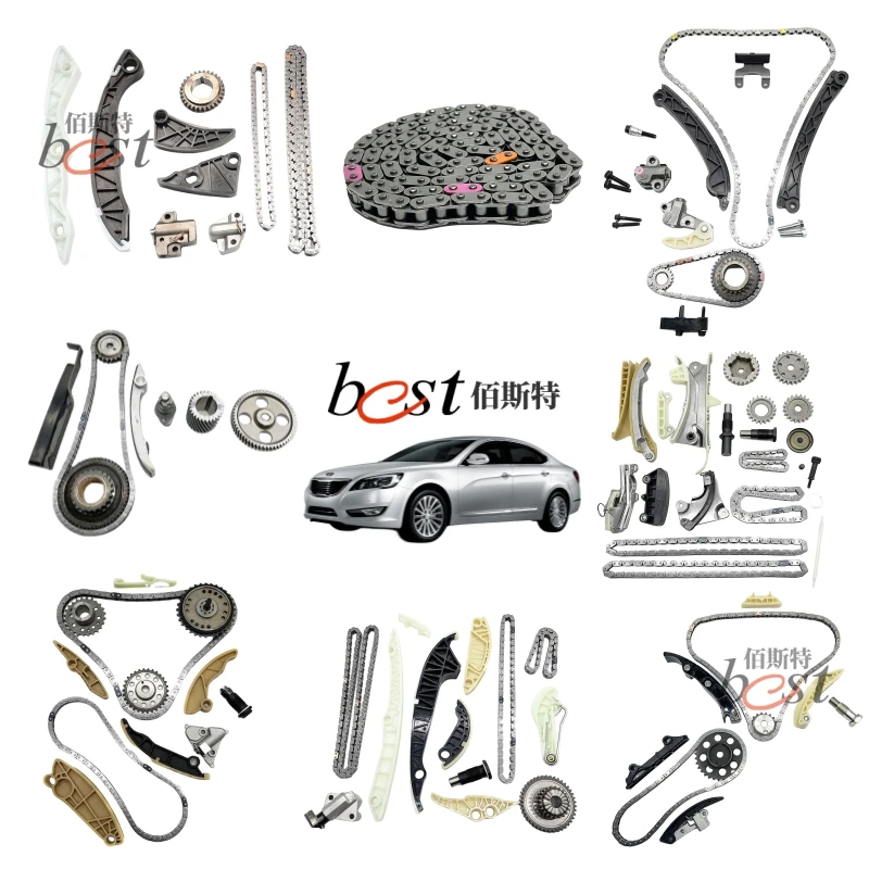 Engine Chain Guides Timing Chain Kit And Parts For Vw Polo / Skoda 1.2 ...