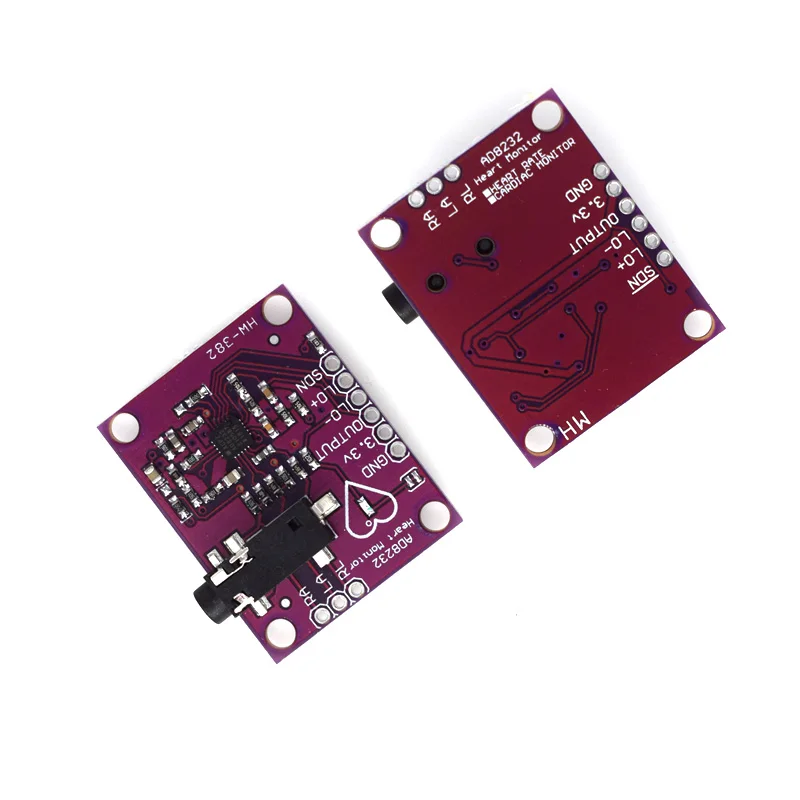 AD8232 ECG Physiological Measurement Pulse ECG Monitoring Sensor Module ...