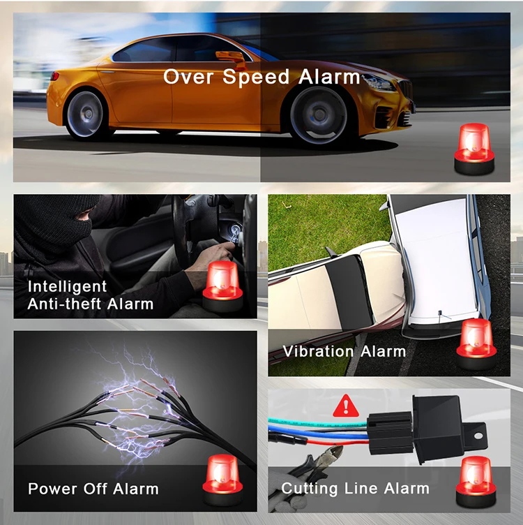 VJOY CJ720 GPS Tracking Device for Vehicles - 2G GSM Tracker