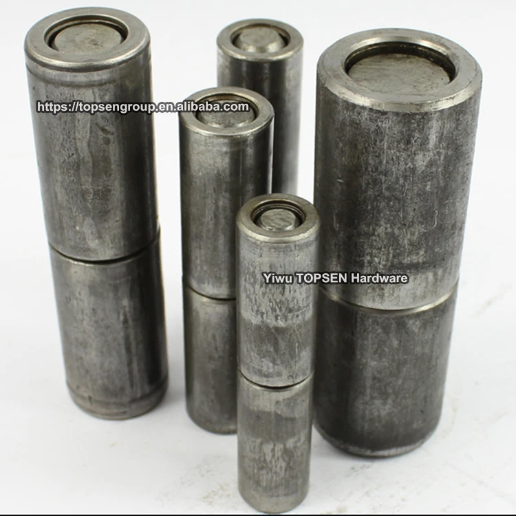 Round Pipe Iron Barrel Welding Door Hinge - Durable Metal Gate Welded ...