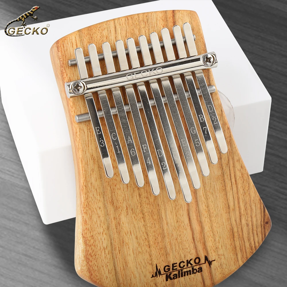 GECKO K10miniCAS Kalimba High Quality 10 Keys Camphorwood Kalimba C ...