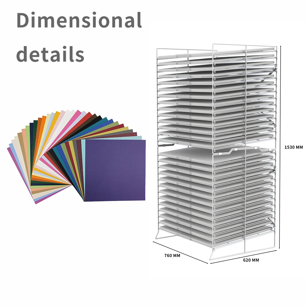 28 Tiers Cutting Paper Display Stand - Elegant & Versatile