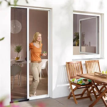 Retractable Roller Insect Screen Door Easy To Install - Buy Retractable ...