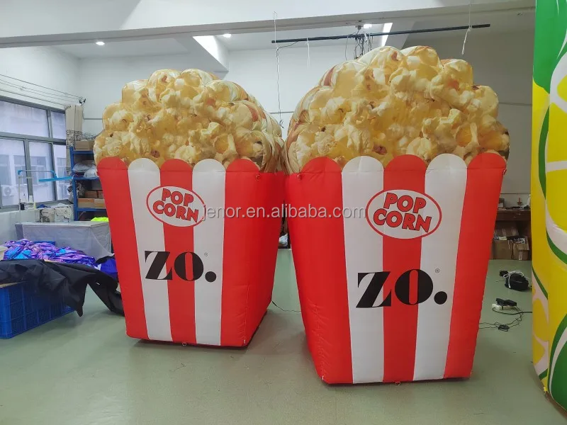 Giant Inflatable Popcorn Bucket - Perfect for Party Decor