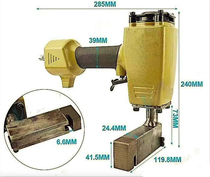 TY86130H Pneumatic Metal Sheet Clinching Tool - Tarboya