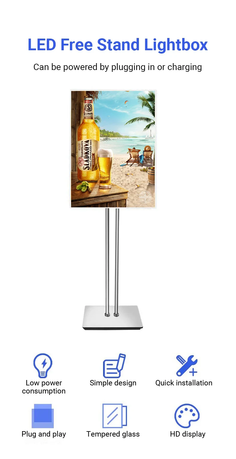 Custom Size Tempered Glass Double Pole Floor Standing Ultra-Thin ...