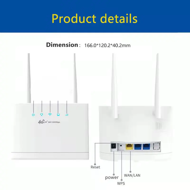 4g Lte Cpe Router Unlocked Indoor 4g Wireless Hospot Router With Sim ...