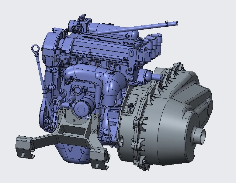3 Cylinder 800cc Gasoline Engine for Utv/amphibious Vehicles