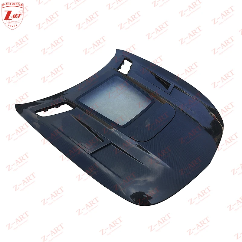Z-art Dry Carbon Fiber Engine Bonnet For Amg Gt Gts Gtr Gtr Pro ...