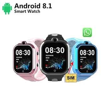 D2 4g Android Kids Smart Watch Voice Chat Dial Number With Sim Card Gps ...
