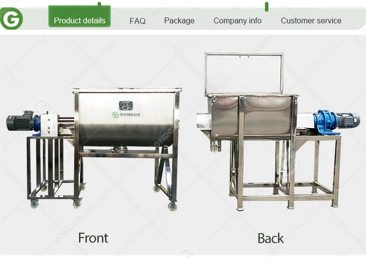 Heat Soap Carbon Steel 1 Ton 300l 500l 100l Horizontal Ribbon Blender ...