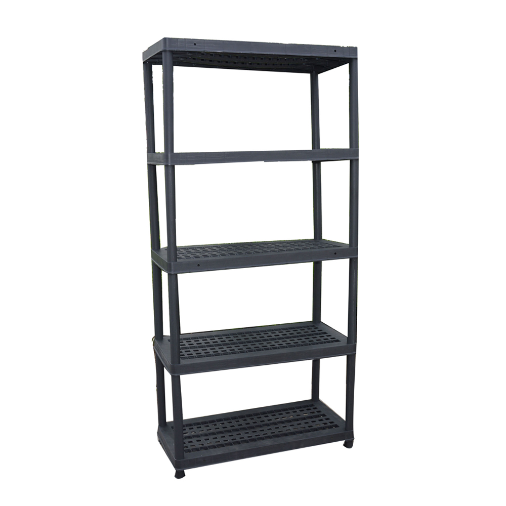 5 Tier Plastic Shelf Shelving - Efficient Storage Solutions
