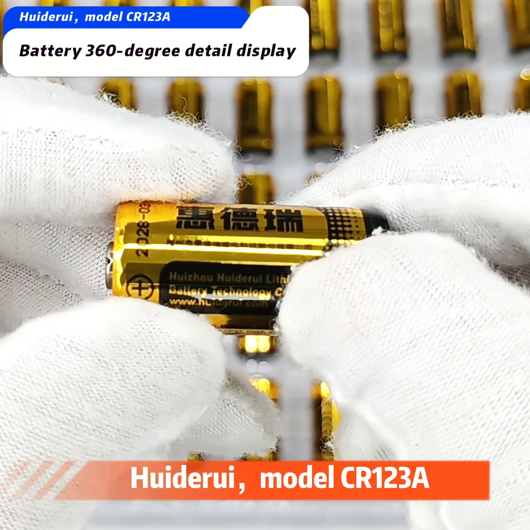 Customized Cr123a/cr17345 3v 1400mah Non Rechargeable Lithium Battery ...