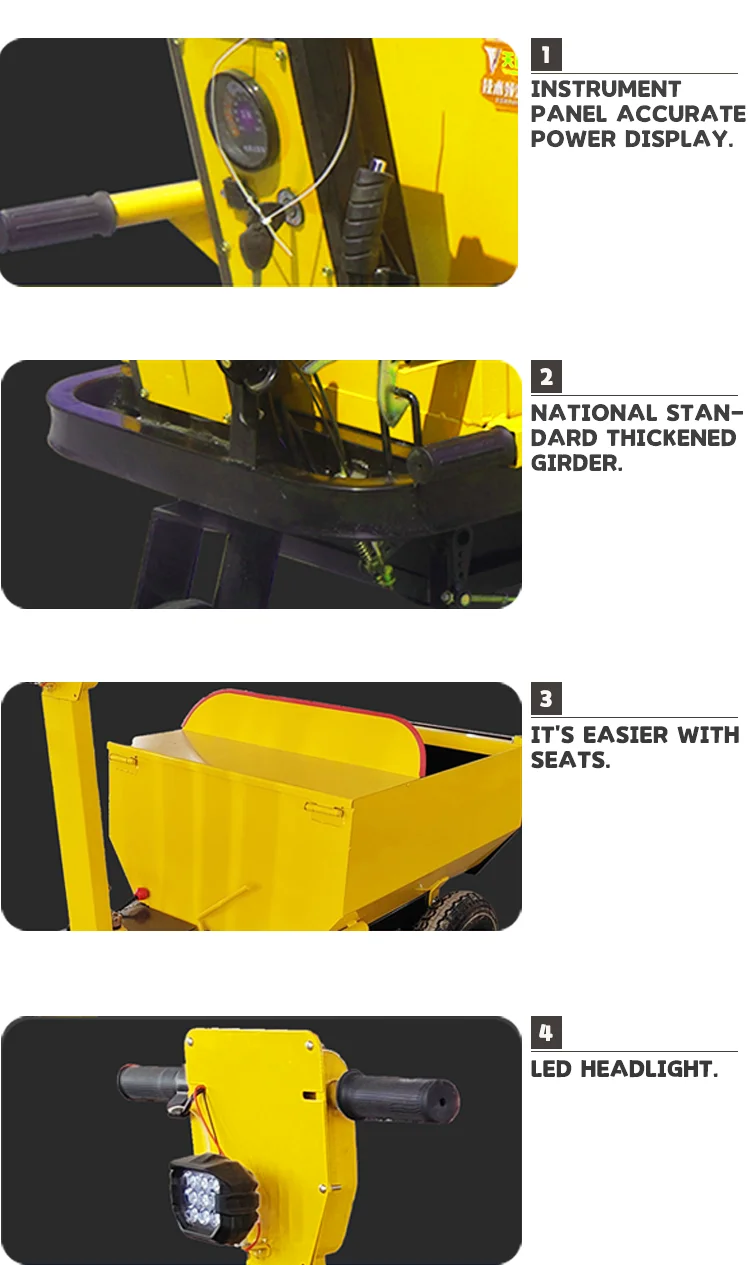 Easy Use Self-unloading Tricycle Cargo Cart Trolley Electric ...