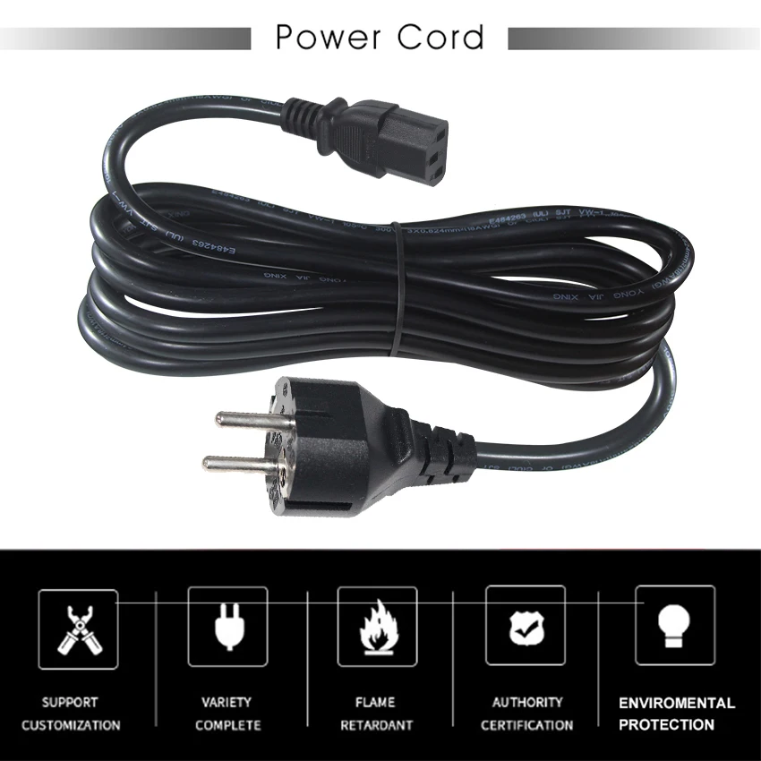 France 3p Plug To Iec Connector C13 Powercord Iec-60320 Type Wholesale ...