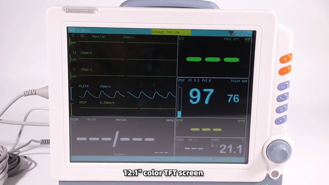 Veterinary Multiparameter Vital Signs Portable Pet Oximeter Etco2 ...