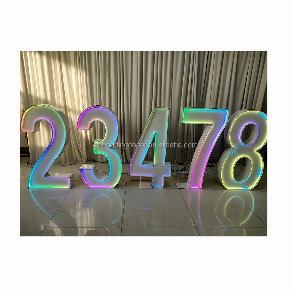 Free Stand Marquee Light Up Symbols Wedding Neon Letters For Wedding ...