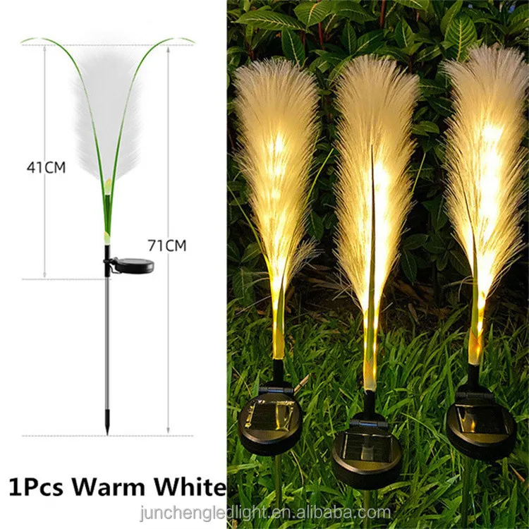 Garden Landscape Walkway Romantic Warm Golden Solar Ground Lamp Outdoor ...