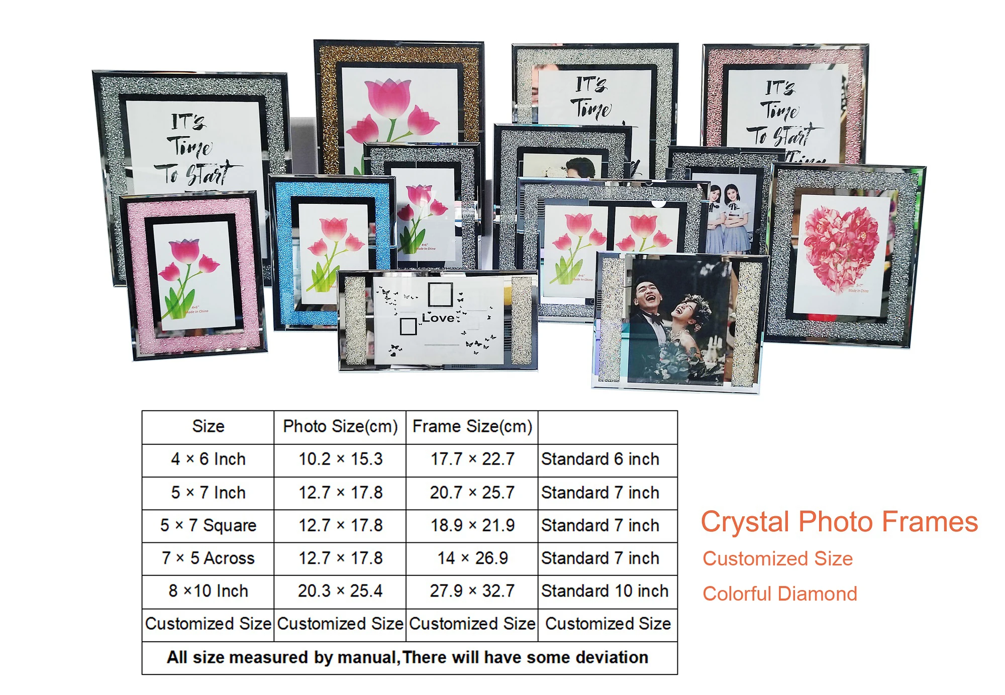 Custom Wholesale Desktop Decoration Square Picture Frame Solid Wood ...