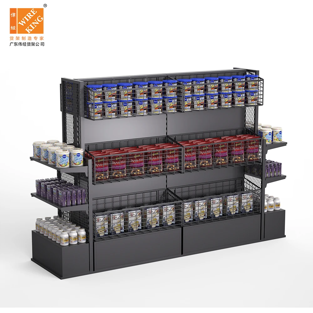 Display Gondola Supermarket Display Racks Supermarket Stands For Retail ...