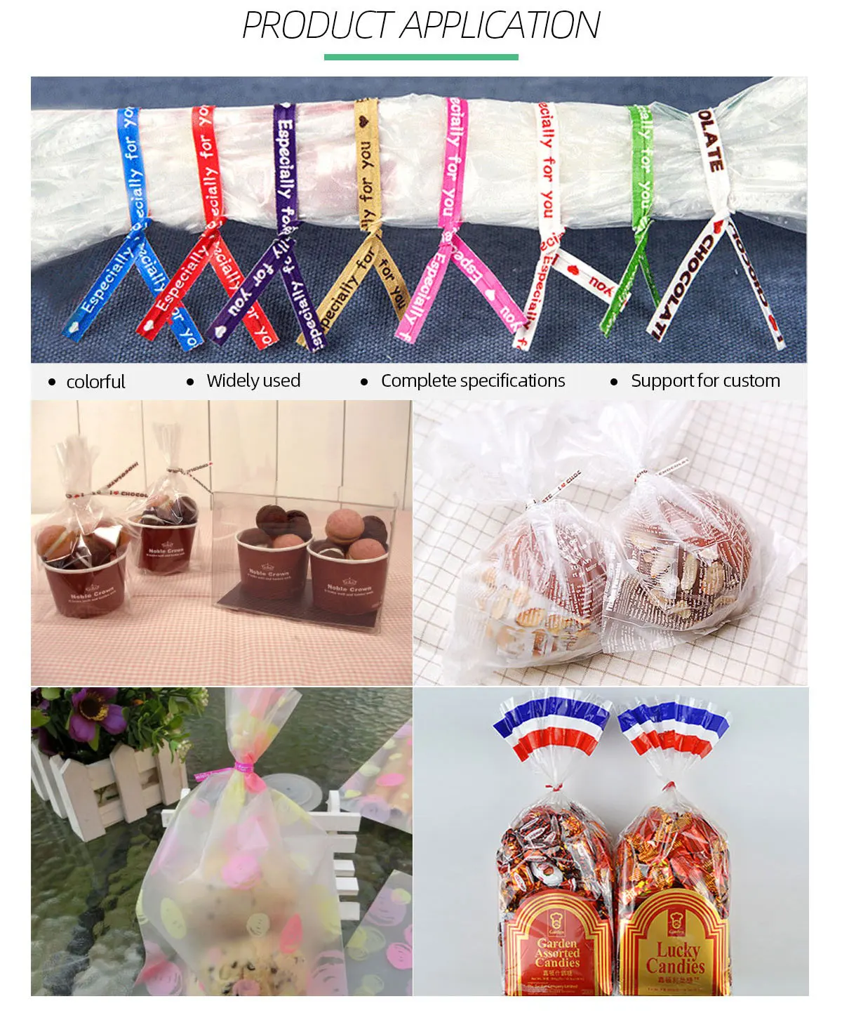 Custom Length Bread Twist Tie Packaging And The Ties Is 4" Twisted ...