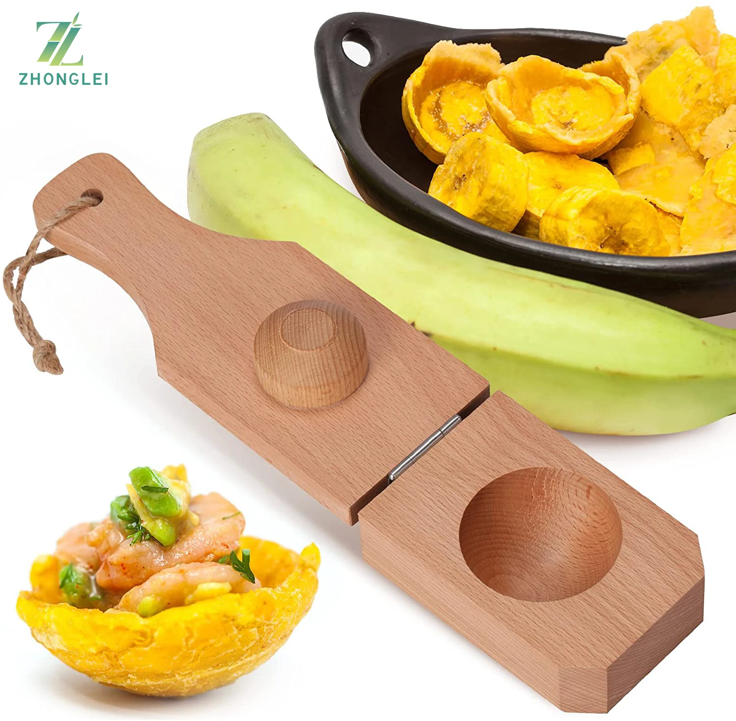 Wooden Tostonera Toston Maker For Stuffing Tostones Tostonera Plantain ...
