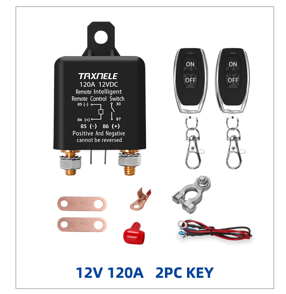 Universal Battery Switch Relay - Wireless Remote Control