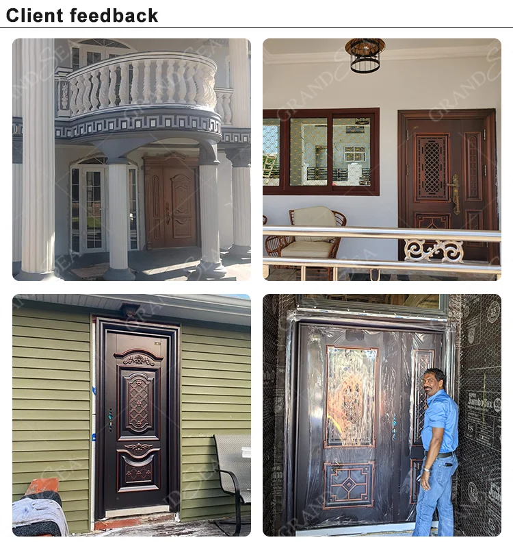 Luxury Design High Quality Low Price Security Steel Doors