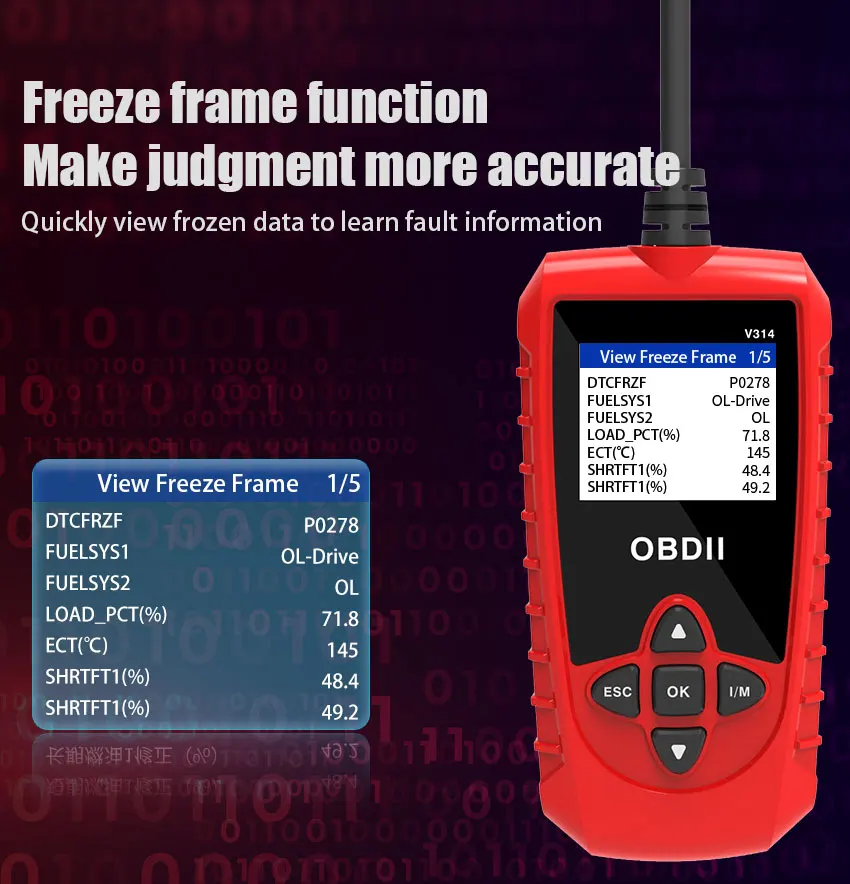 New Car Diagnostic Tool V314 Car Code Reader 10 Languages Portable Best ...