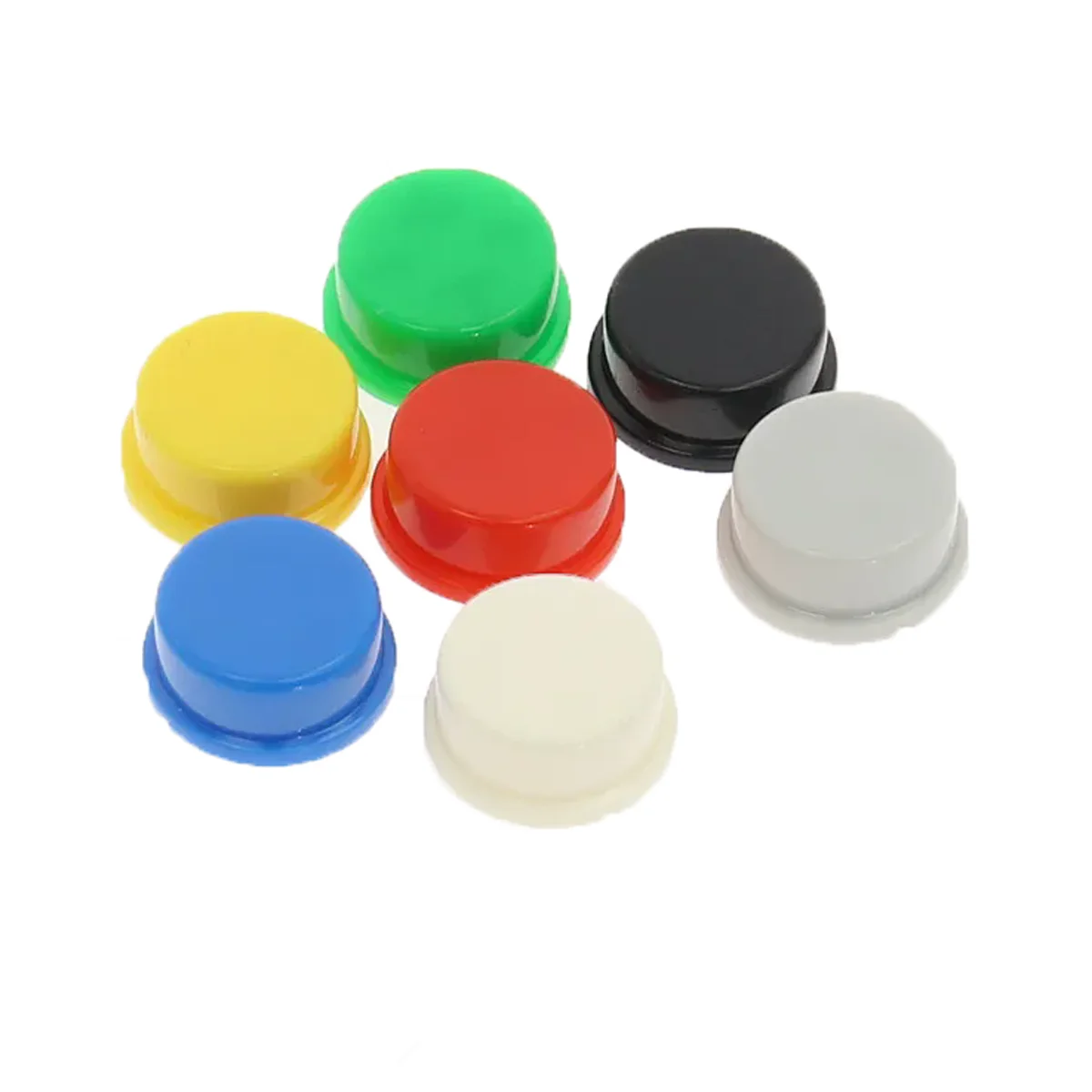 A24 Round Tactile Push Button Switch Cap for 12*12*7.3mm Micro Tact ...