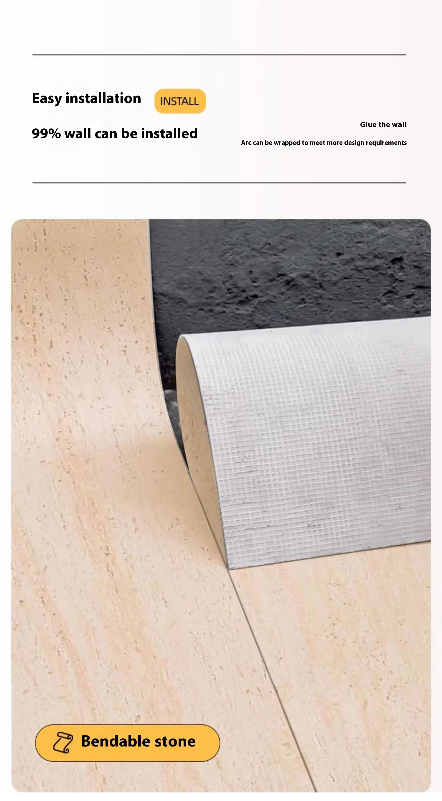 Flexible Stone Panels - Durable, Waterproof, and Fireproof