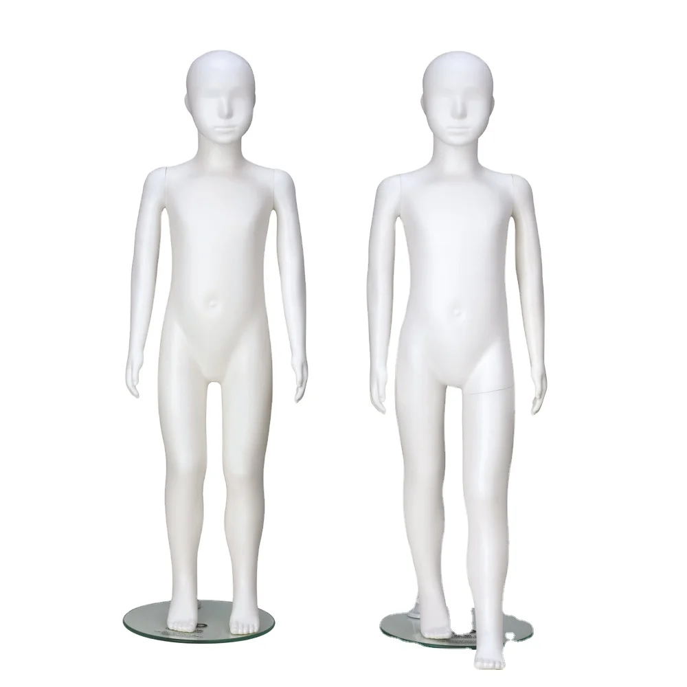 Wholesale Cheap Full Body Child Standing Mannequin White Glossy ...