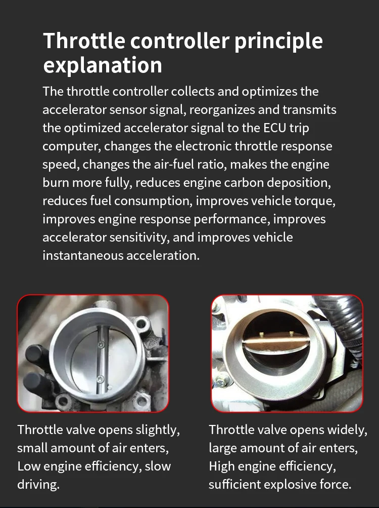 TROS Pedal Commander with Phone App Reduce Throttle Delay for 4X4 ...