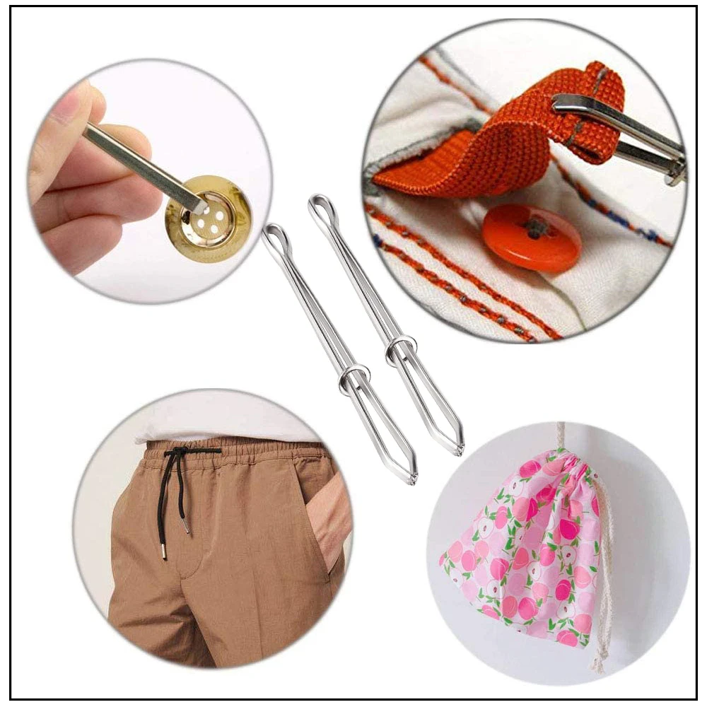 Elastic Band Threading Device Diy Clothing Sewing Tools Garment Clips ...