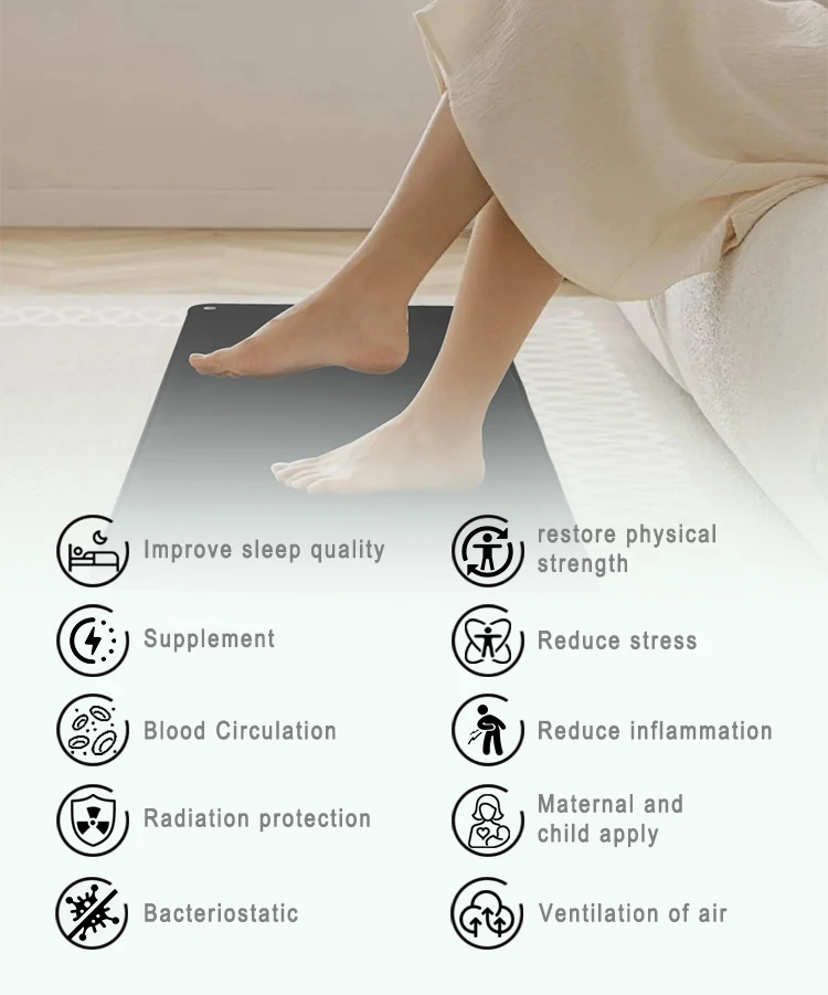 PU Conductive Leather Earthing Mat Portable Woven Folding Desk ...