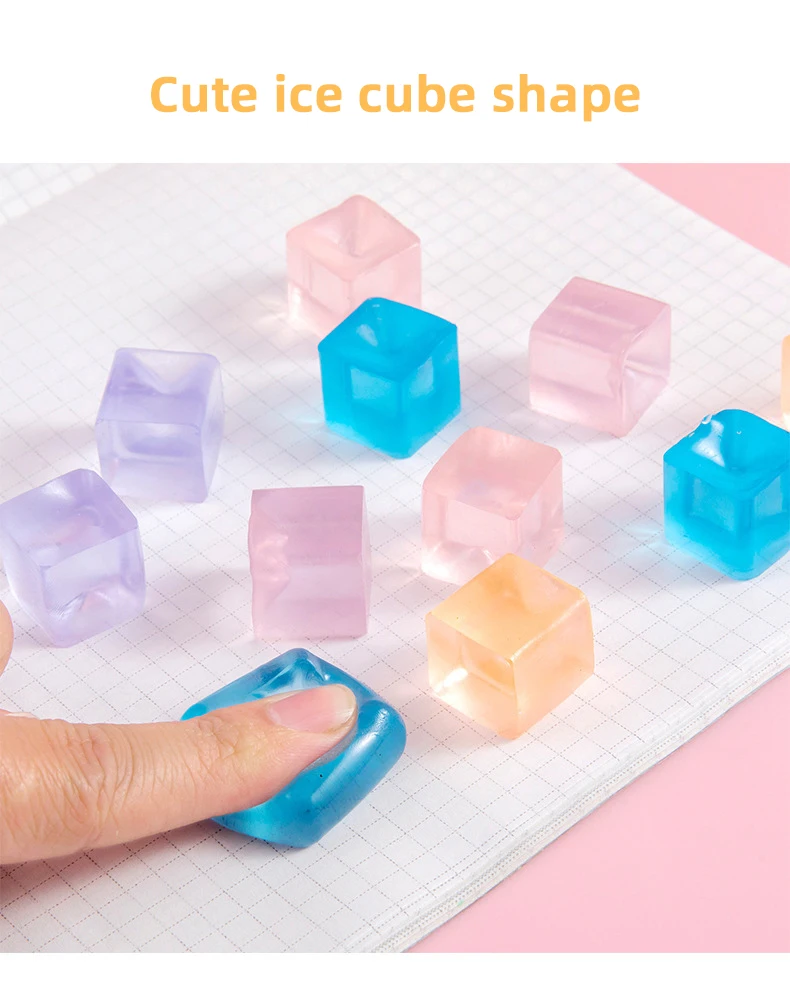 New Design Fidget Toys Mini Squishy Ice Block Stress Ball Brinquedos ...