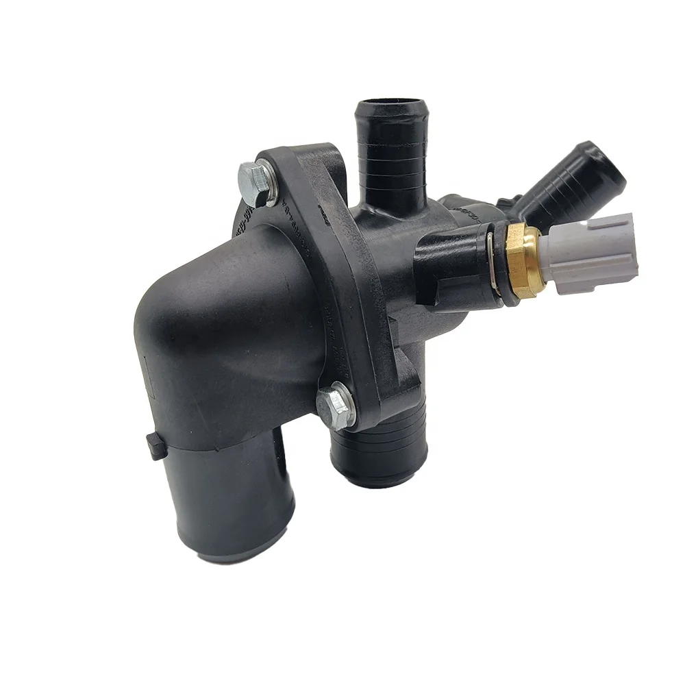 1733253 Bb3q8a586ab Thermostat Housing Coolant Water Flange For Ford ...