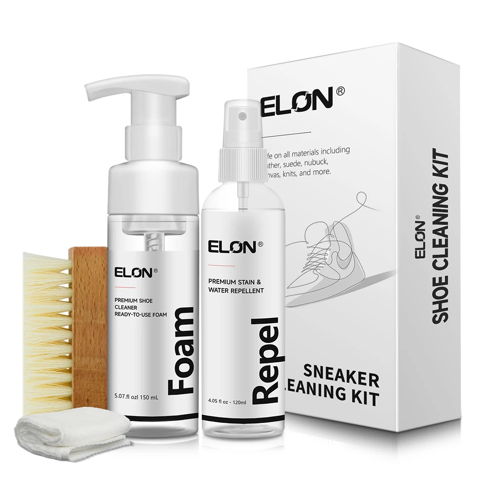 Elon 100% natural sustainable eco-friendly shoe cleaner OEM FSC package ...